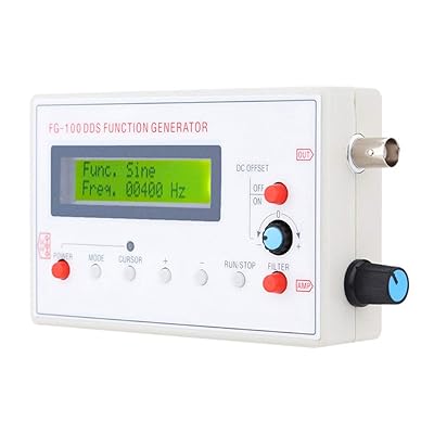 Buy 1HZ-500KHZ FG-100 DDS Functional Signal Generator Frequency Meter ...