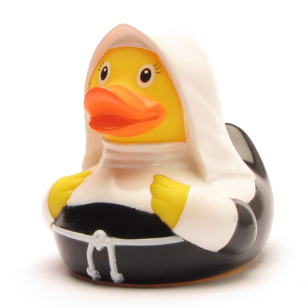 DUCKSHOP | Nun Rubber Duck | Bathduck | L: 8,5 cm: Amazon.co.uk: Baby