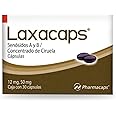 GELCAPS Laxante Laxacaps Senósidos A Y B C/30 Cápsulas : Amazon.com.mx ...