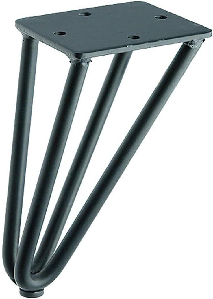 Table foot accessories DIY Furniture Metal Table Oblique Tapered Legs ...