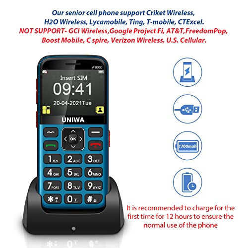 Mosthink 4G Unlocked Cell Phones for Seniors, Basic Cell Phone for ...