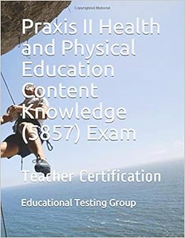 Praxis II Health and Physical Education Content Knowledge (5857) Exam ...