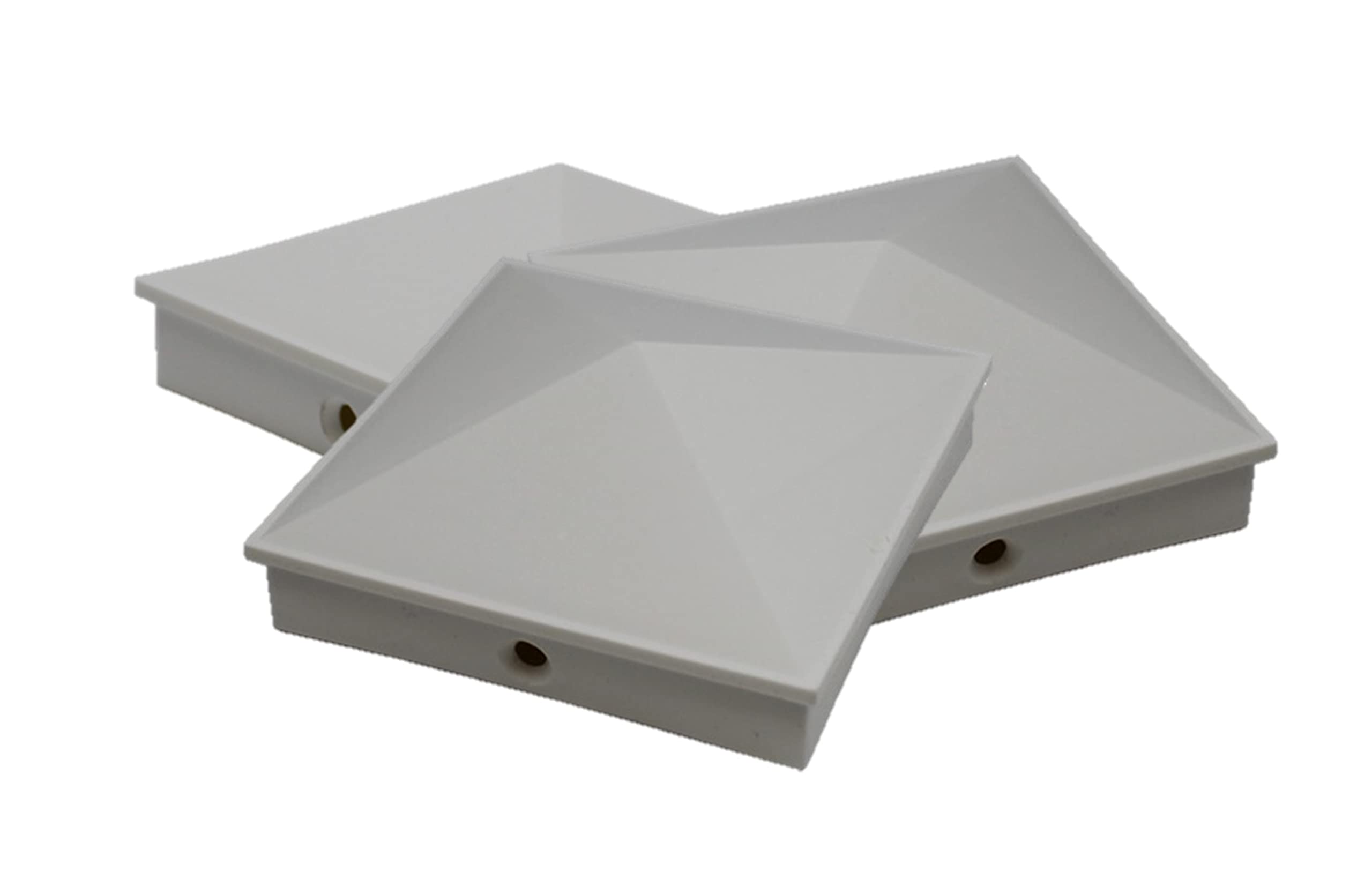 Mua 6x6 Nominal (5.5" x5.5") Plastic Pyramid Vinyl Fence Post Cap with ...