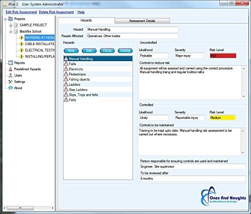 iRisk Risk Assessment Software Health and Safety for Windows 7, 8, 10 ...