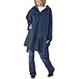 Amazon.com: totes Navy Blue Adult Rain Poncho : Clothing, Shoes & Jewelry
