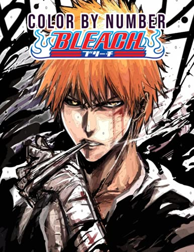 Bleach Color By Number: Ichigo Kurosaki Anime Manga Character Color ...