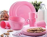 Pink Dinnerware Makes for Table Setting Charm