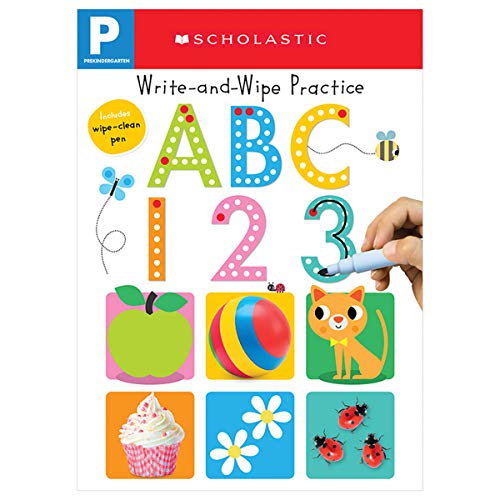 Amazon.com: ABC 123 Write and Wipe Flip Book: Scholastic Early Learners ...