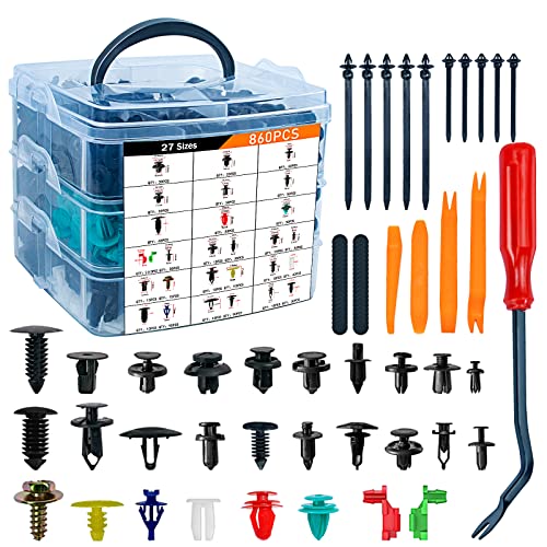 915 Pcs Bumper Clips Car Retainer Clips & Auto Fasteners Assortment ...