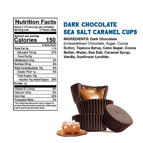 Free 2b Sea Salt Caramel Mini Cups, School Safe and Allergy Friendly ...