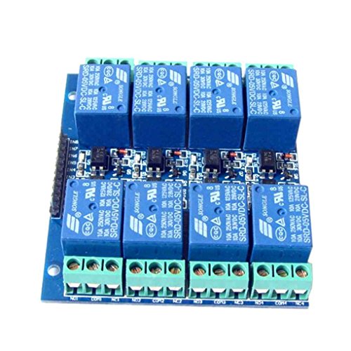 Buy jigrui 5V 10A 8 Channel Relay Module 8-Channel Relay Control Board ...