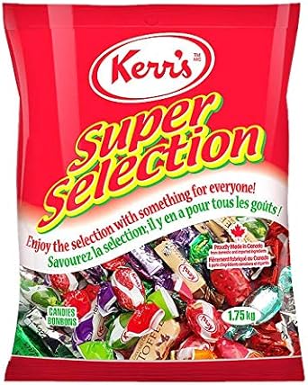 Kerr's Super Selection Candy Mix ~200 Count, 1.75 KG: Amazon.ca: Grocery
