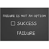 Amazon.com: Military Motivation 'Failure is not an Option' Poster 18x24 ...