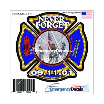 Amazon.com: Weston Ink 9-01-11 Never Forgotten 911 9-11 Firefighter ...