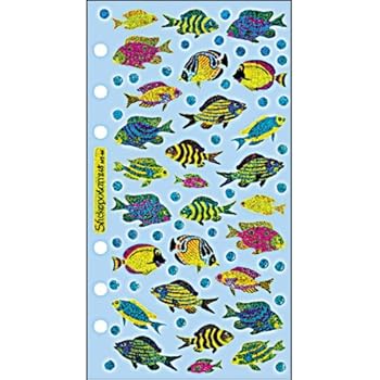 Amazon.com: Tropical Fish Sea Ocean Stickers for Scrapbook Flashy ...