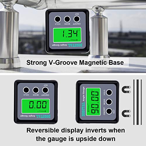 Digital - Magnetic V-Groove Level/Inclinometer For Woodworking ...