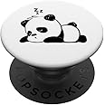 Amazon.com: Cute Sleeping Panda PopSockets PopGrip: Swappable Grip for Phones & Tablets ...