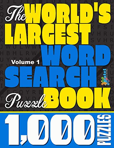 Buy The World s Largest Word Search Puzzle Book 1 000 Puzzles Vol 1 
