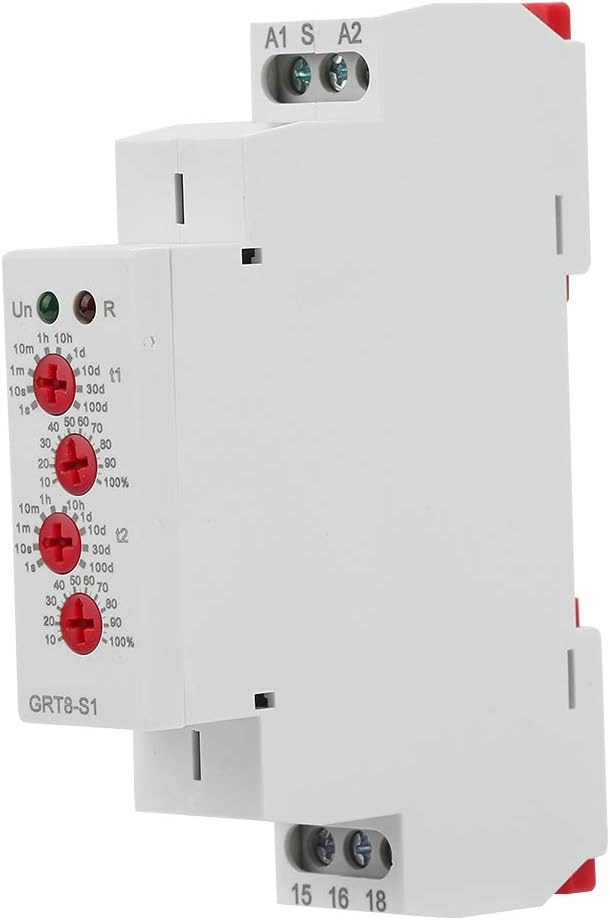 AC 230V GRT8-S1 Mini Asymmetric Cycle Timer ON/Off Repeat Cycle Time ...