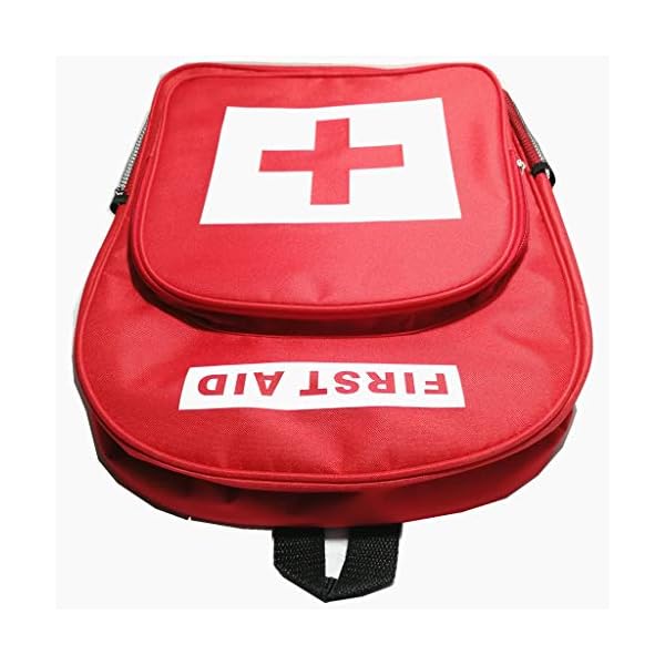 PAXLee Red First Aid Bag Empty, First Aid Backpack Empty First Aid ...