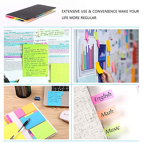 Sticky Notes Bundle Set- Three Bookmarks, Prioritize with Color Coding ...