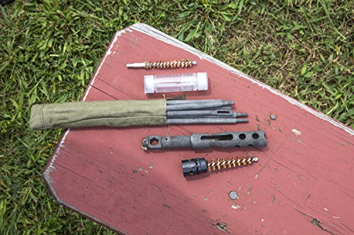 M14 Buttstock Cleaning Kit with Steel Cleaning Rod, Bore Brush, M14 ...
