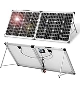 DOKIO 300W Kit Panneau solaire PLIABLE portable MONOcristallin avec 2 ports USB Pour Plein air ...