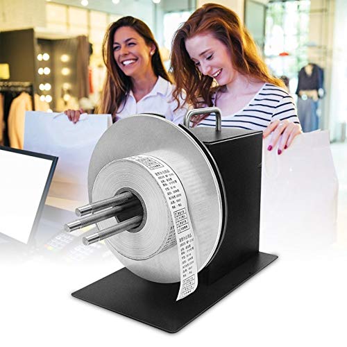 TOPQSC Label Rewinder 180MM Label Tags Rewinder 1-3 Inch Core Automatic ...