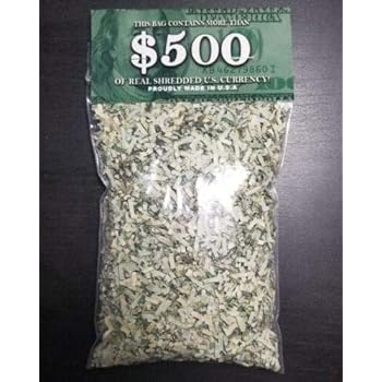 Amazon.com: Shredded U.S. Money CASH Currency $100 Genuine Confetti ...