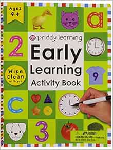 Amazon.com: Wipe Clean: Early Learning Activity Book (Wipe Clean ...