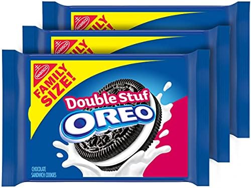 سعر OREO Double Stuf Chocolate Sandwich Cookies, Family Size, 3 Packs - SET OF 2 فى السعودية ...
