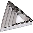Amazon.com: SK Triangle Shape Cookie Cutter Set, Stainless Steel, 5 ...