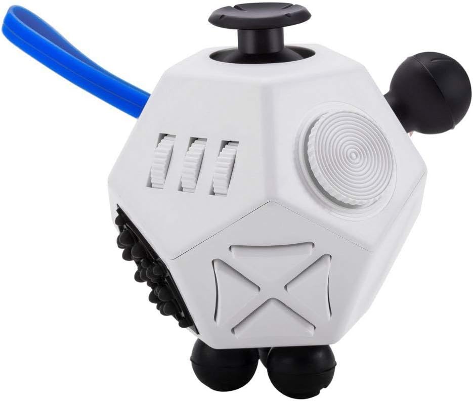 Amazon.com: 12 Sided Fidget Cube,Fidget Dodecagon Toys Anti-anxiety ...