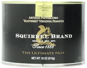Amazon.com : Squirrel Brand Nuts, Artisan-Peppercorn Blistered Virginia ...