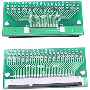 Amazon.com: uxcell FFC FPC 40 Pin 0.5mm Pitch to DIP 2.0mm PCB Converter Board Couple Extend ...