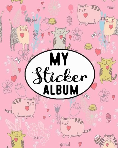 My Sticker Album: Blank Sticker Book Sticker Journal 8x10 120 pages ...
