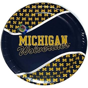 Amazon.com: Michigan Wolverines Party Bundle Lunch Napkins (60 ...