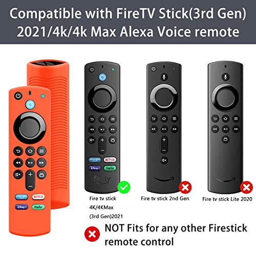 [4 Pack] WOFRO Remote Cover for Firestick 3rd Gen(2021) Firesticktvs 4k ...