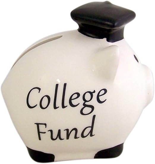 Amazon.com: College Fund Graduation Ceramic Piggy Bank, 3 Inch: Home ...