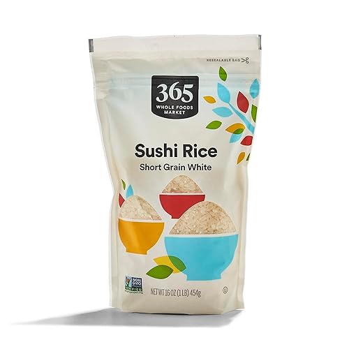 365 by Whole Foods Market, Short Grain White Sushi Rice, 16 Ounce in ...