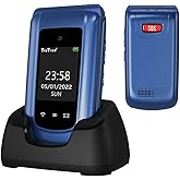 Easyfone Prime-A1 Pro 4G Unlocked Flip Mobile Phone for Seniors, 2.4 ...