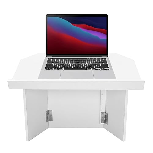 Foldable Tabletop Podium, Portable Desktop Lectern, Wooden Tabletop ...