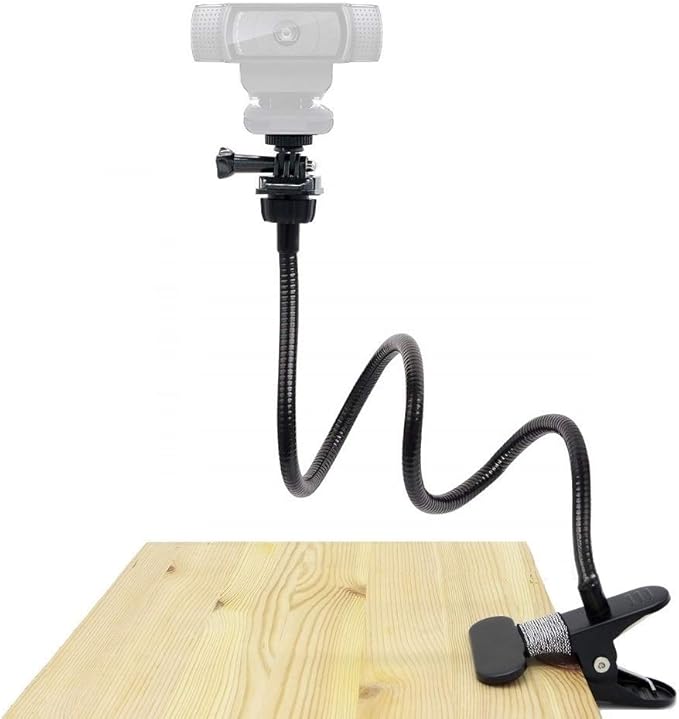 25 Inches Webcam Stand - Flexible Desk Mount Clamp: Amazon.co.uk ...
