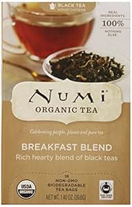 Amazon.com : Numi Organic Tea Fair Trade Breakfast Blend - Morning Rise ...