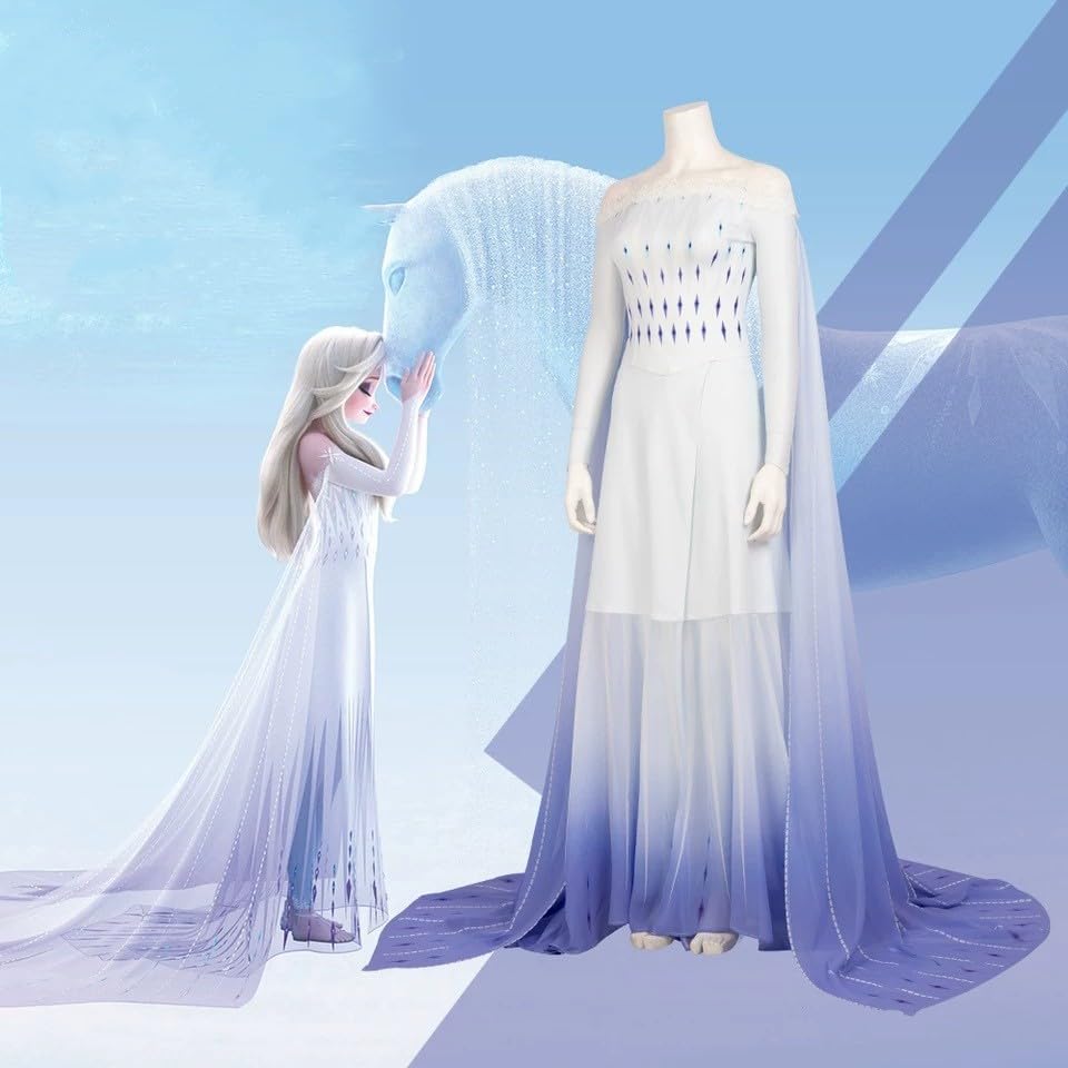 Mua [BUFFNY] Princess Elsa Cosplay Costume, Princess Elsa Skirt Anime ...