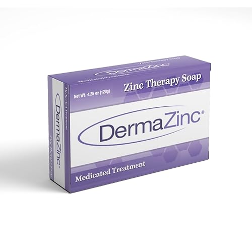 DermaZinc Therapy Soap, Zinc Soap for Skin, Skin Disorder Relief for ...