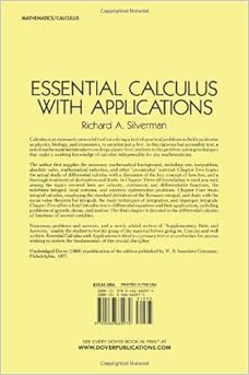 Essential Calculus with Applications (Dover Books on Mathematics ...