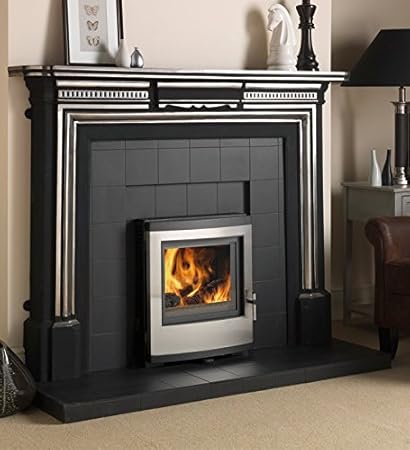 Esse 350 Contemporary Green Switch Inset Multifuel Boiler Stove: Amazon ...