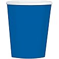 Amazon.com: Vibrant Bright Royal Blue Paper Cups (Pack of 50) - 12 oz ...