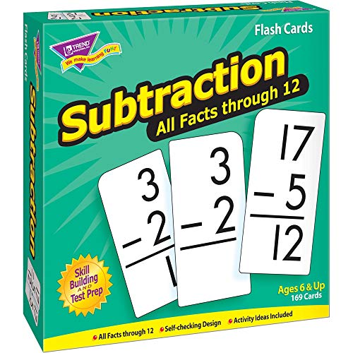Trend Enterprises: Subtraction All Facts Through 12 Skill Drill Flash ...